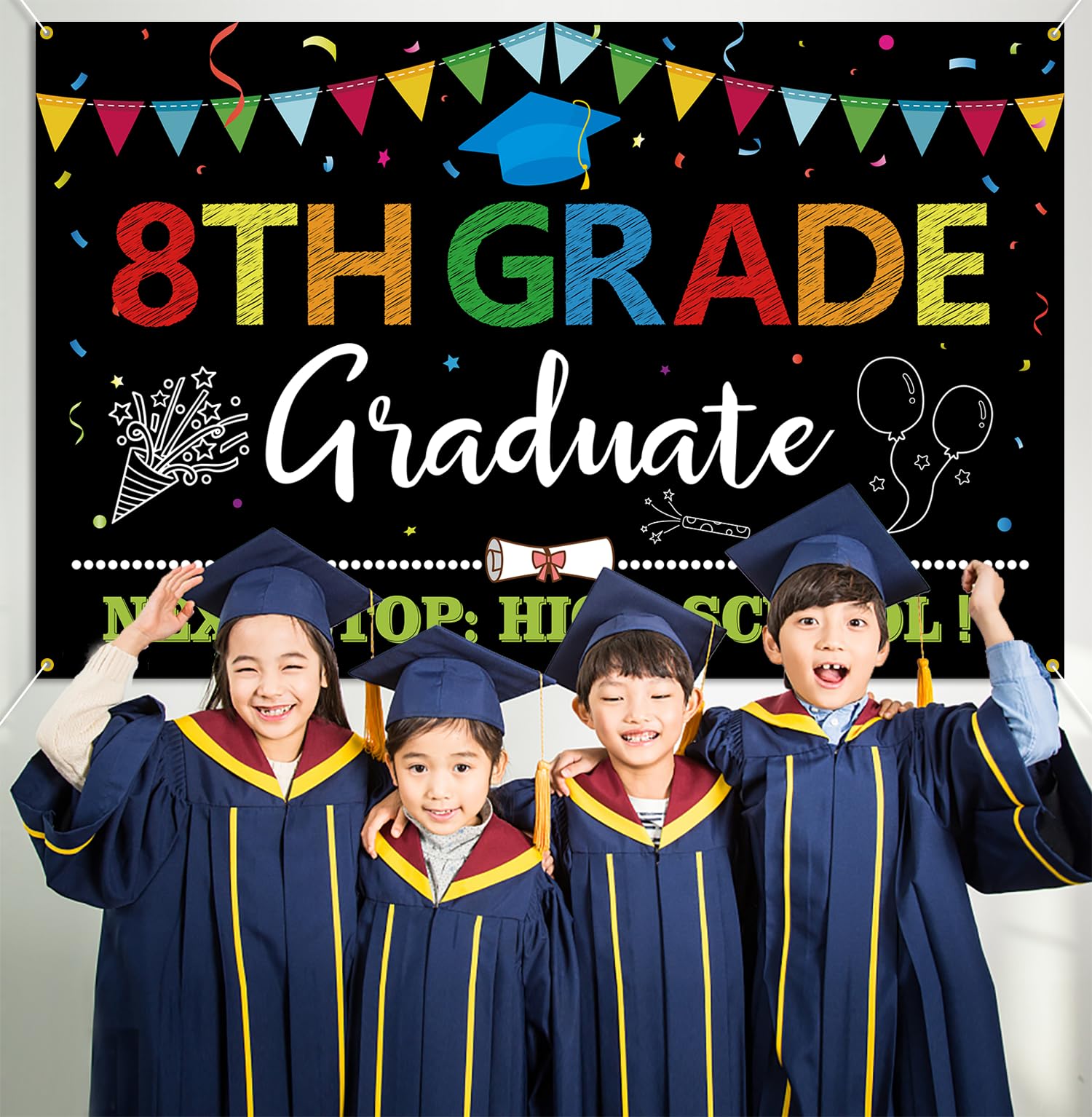 8th Graduation Background