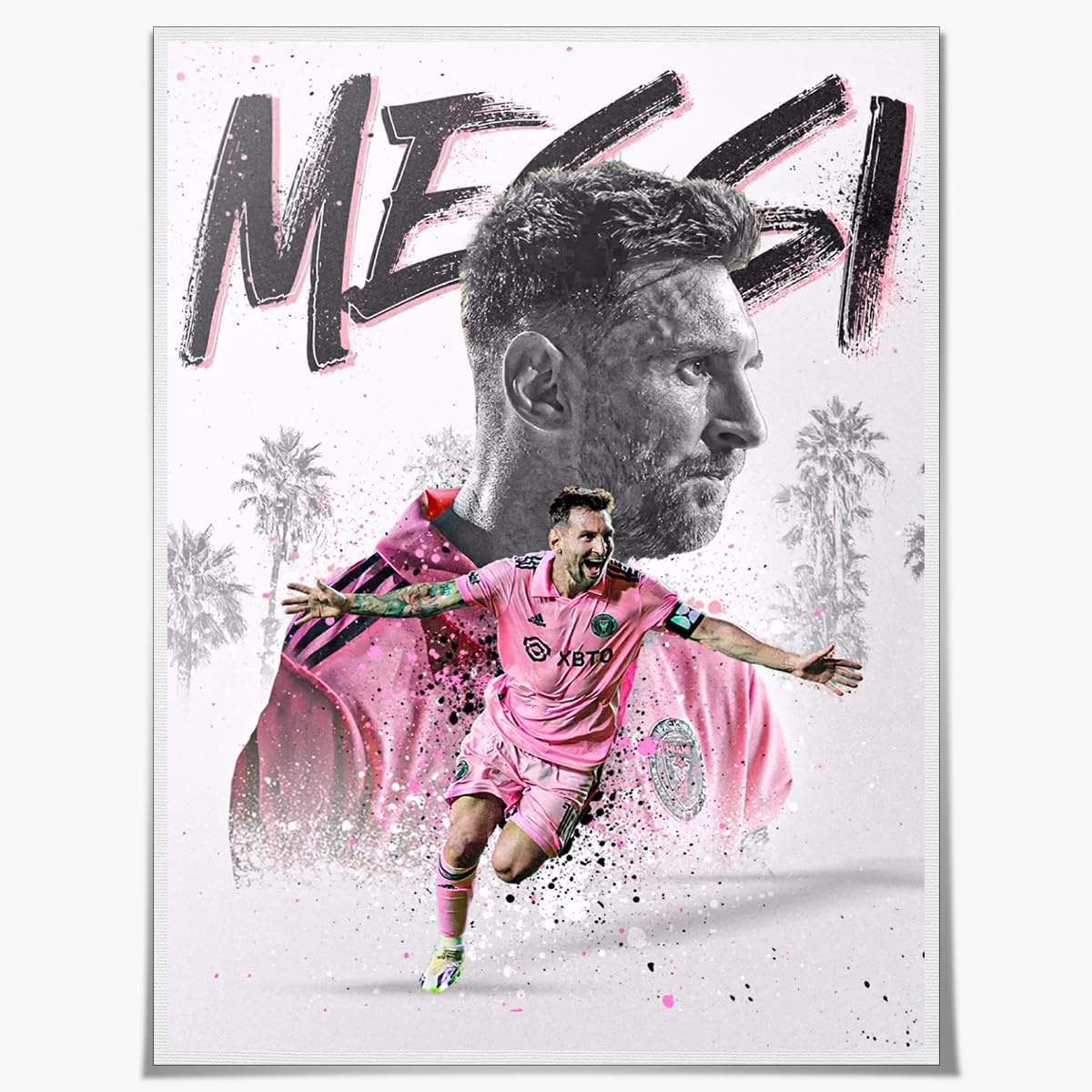 Amazon.com: Messi Poster Lionel Football Superstar Posters，Sports ...