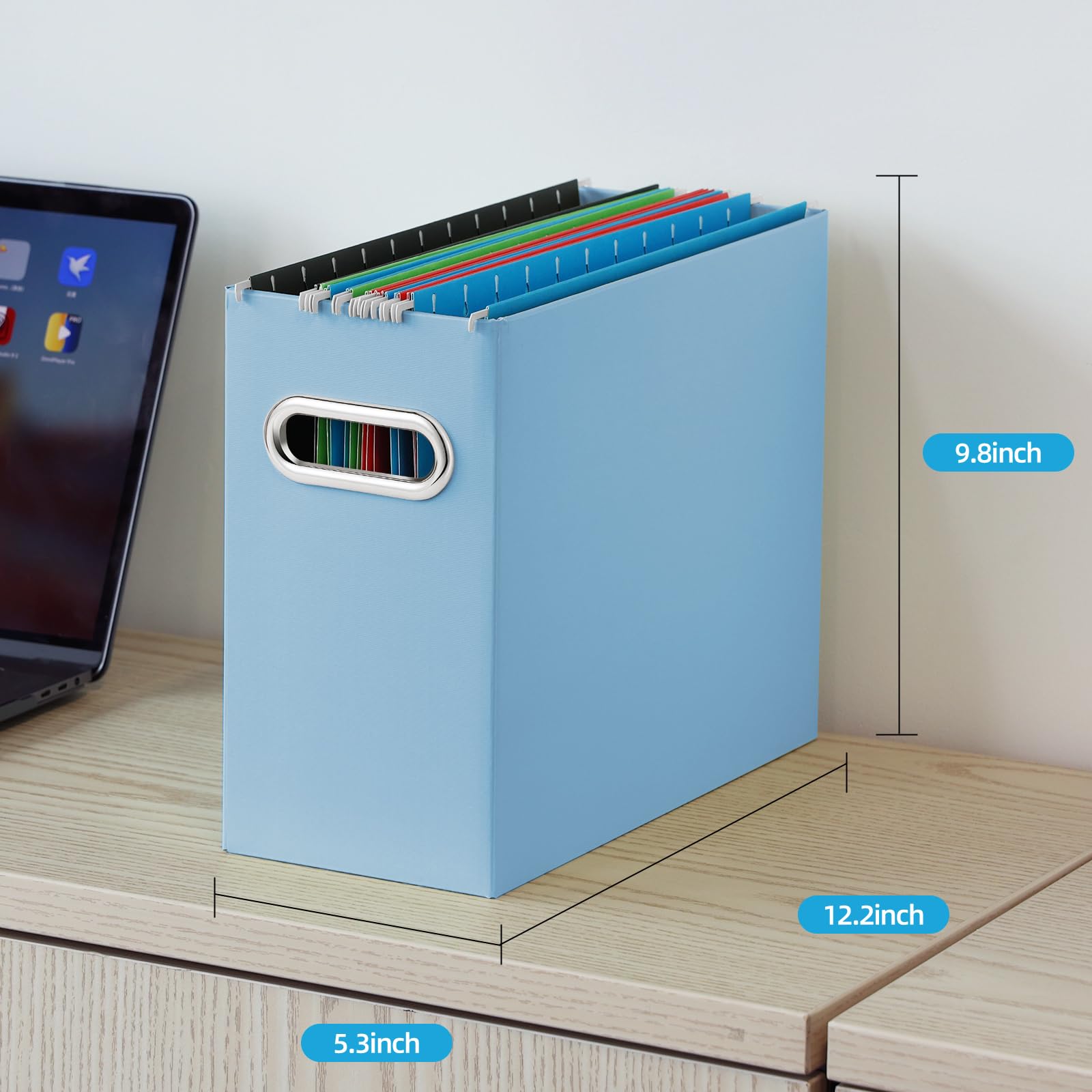 Snapklik.com : Oterri File Organizer, Small Storage Box, Cardboard File ...