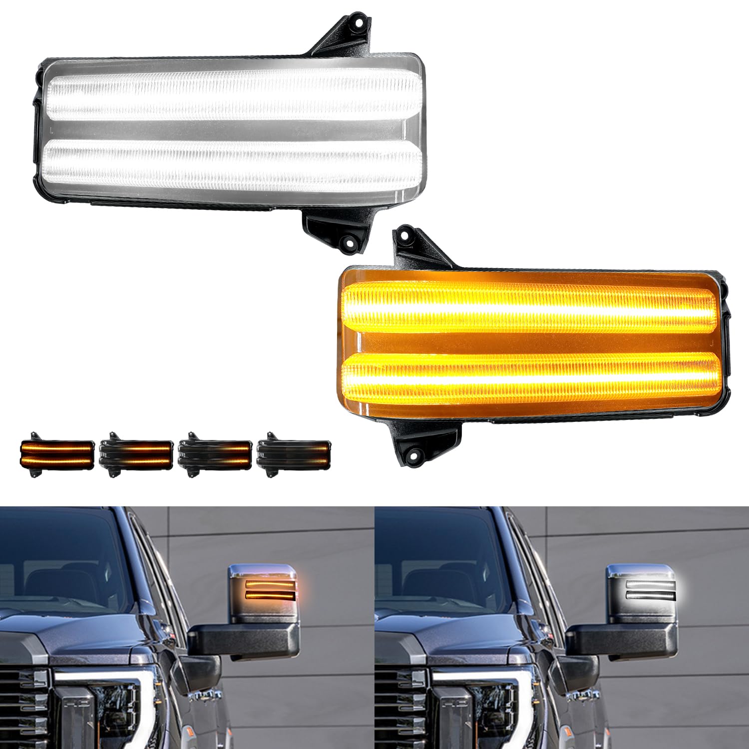 Snapklik.com : ROCCS Sequential Amber Turn Signal Switchback LED Side ...