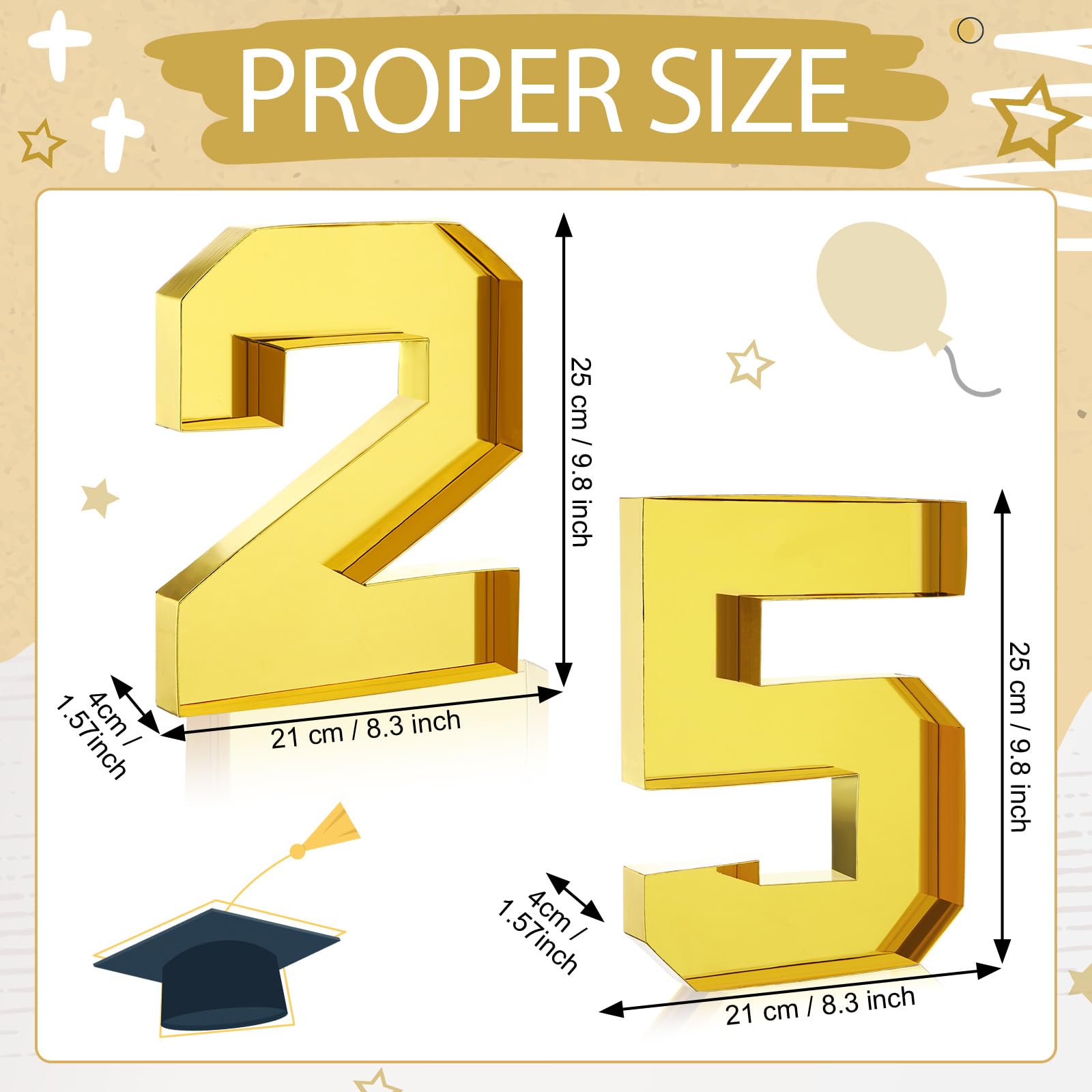 Snapklik.com : CroBlissful 10" Graduation Charcuterie Letters Fillable ...