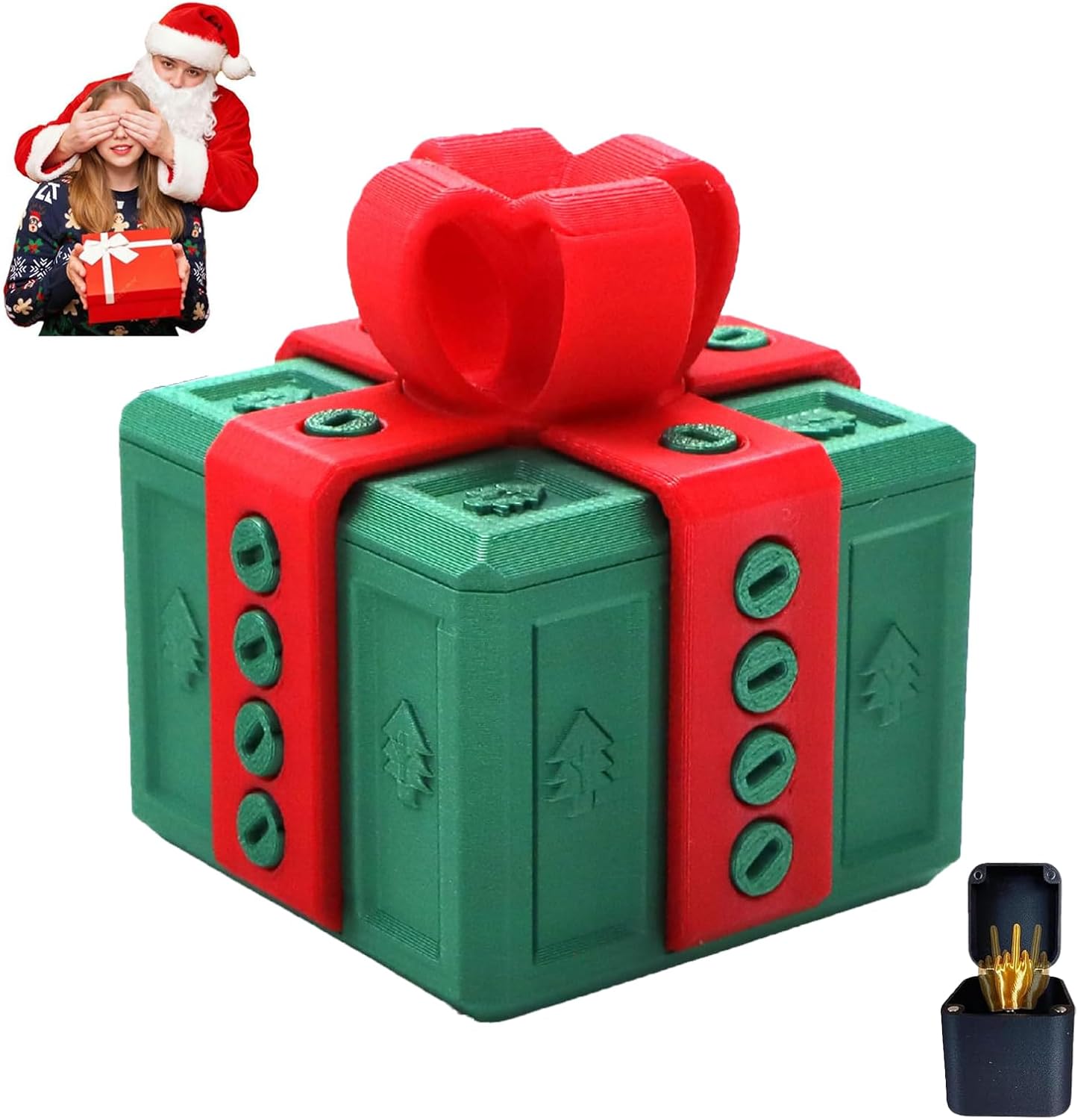 Amazon.com: Surprise Prank Puzzle Gift Box – Funny Finger Switch Prank ...