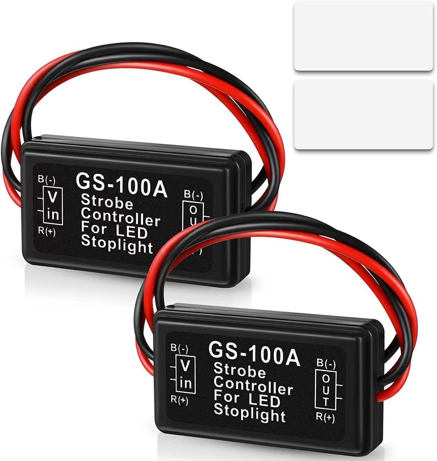 Amazon.com: Nowkont 2 PCS Car Brake Light Flasher Controller, 12V-24V ...