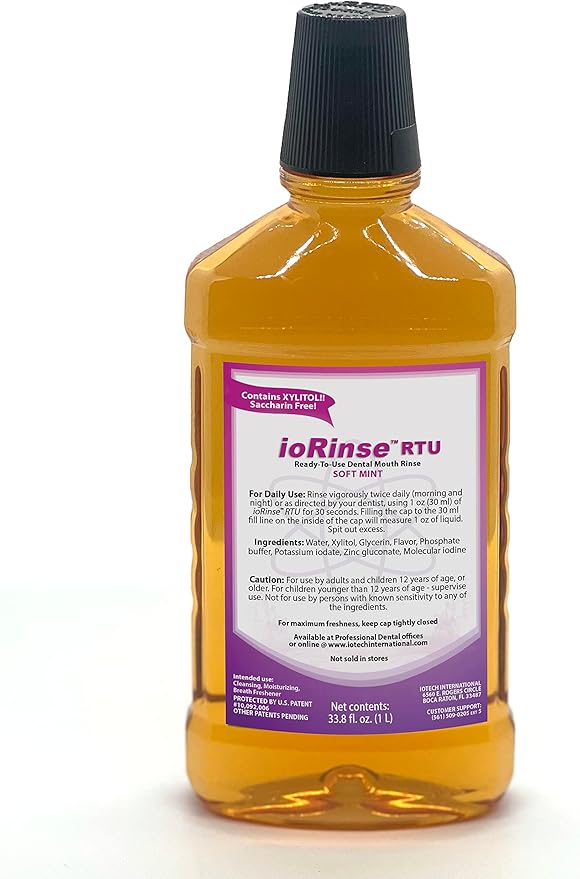 Amazon.com: ioRinse Ready-to-Use (RTU) Mouthwash for Fresher Breath ...