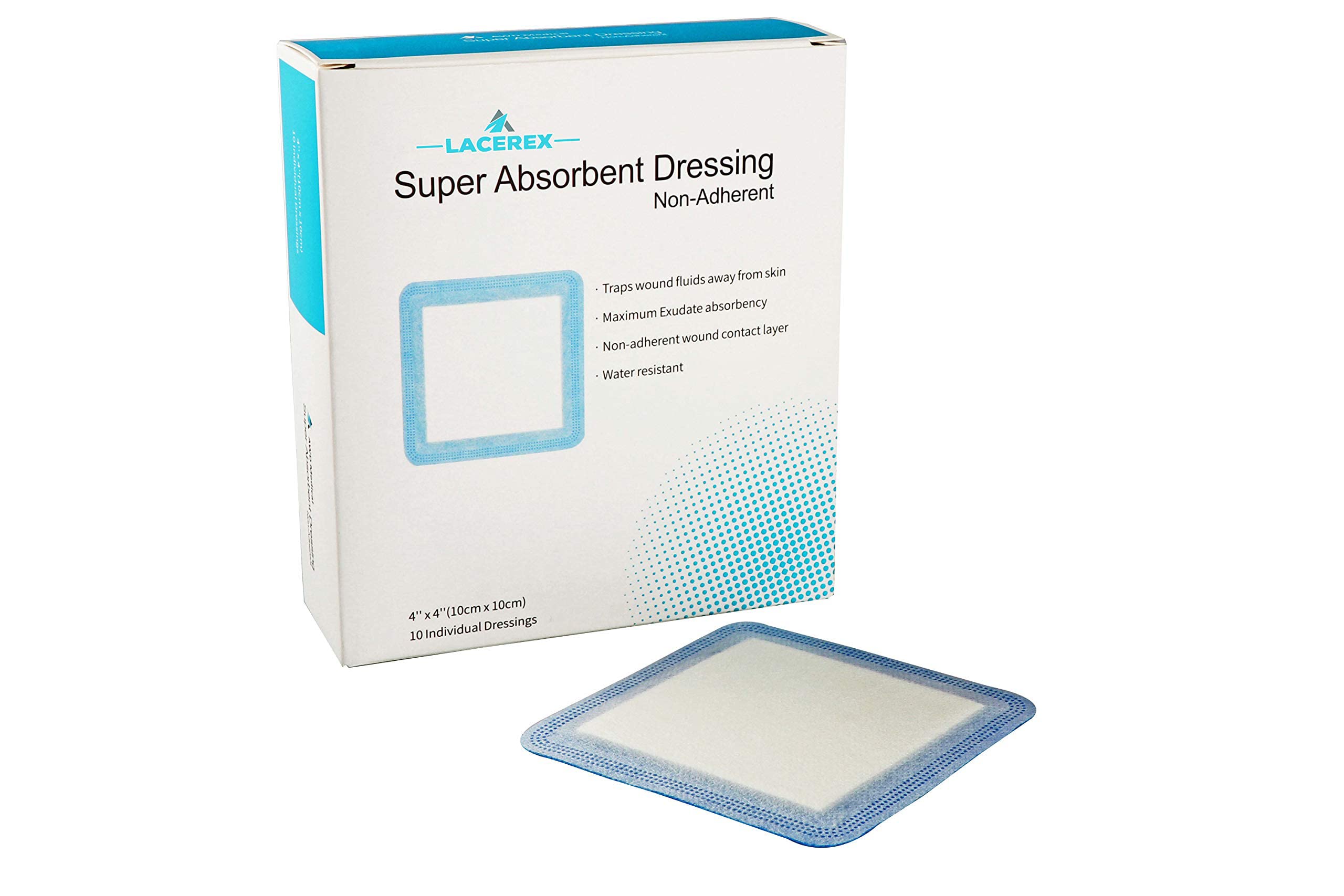 Buy AWD Super Absorbent Wound Dressing Pad, Non Adhesive Dressing for ...