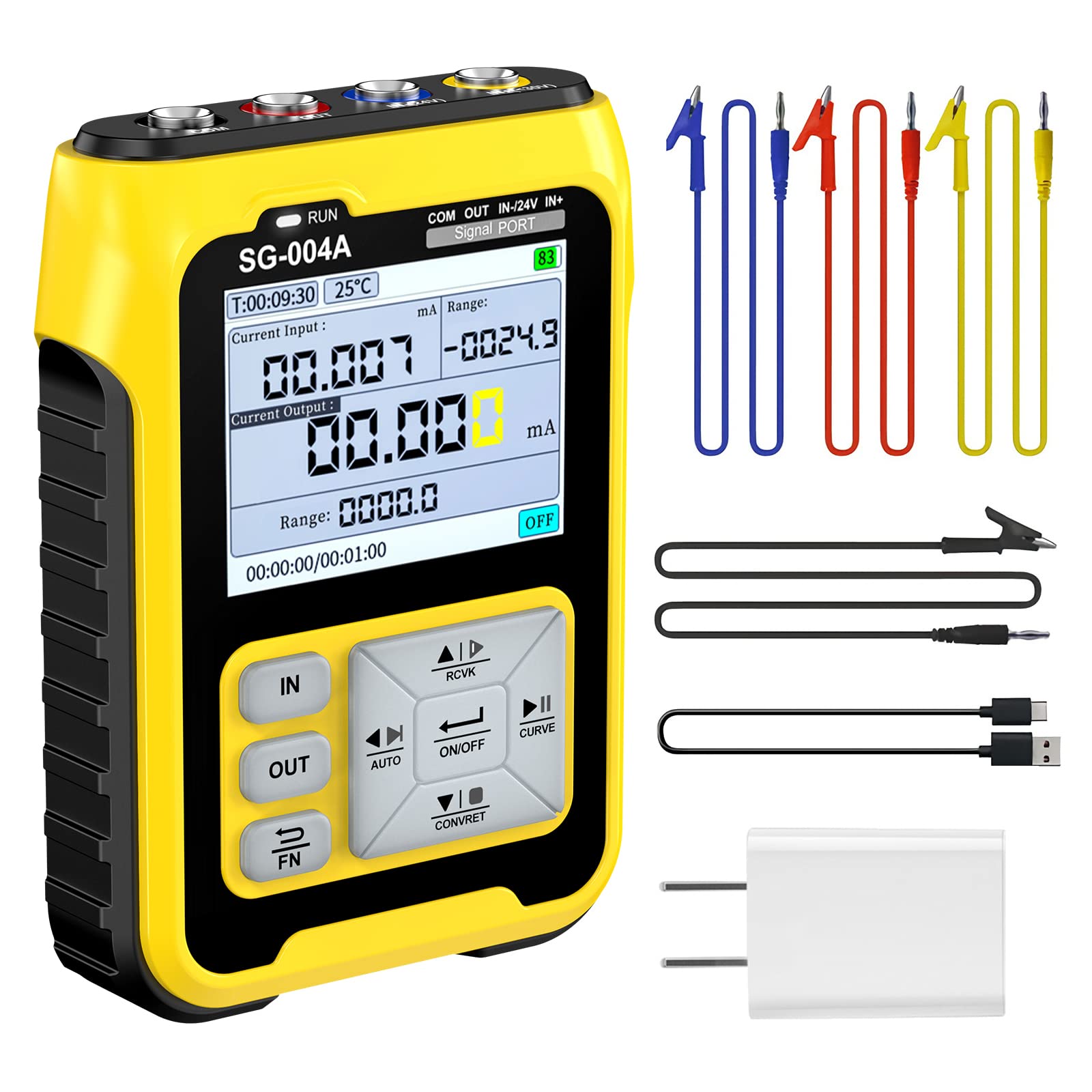 Snapklik.com : Upgraded SG-004A Signal Generator, Seesii 4-20mA 0-24V ...