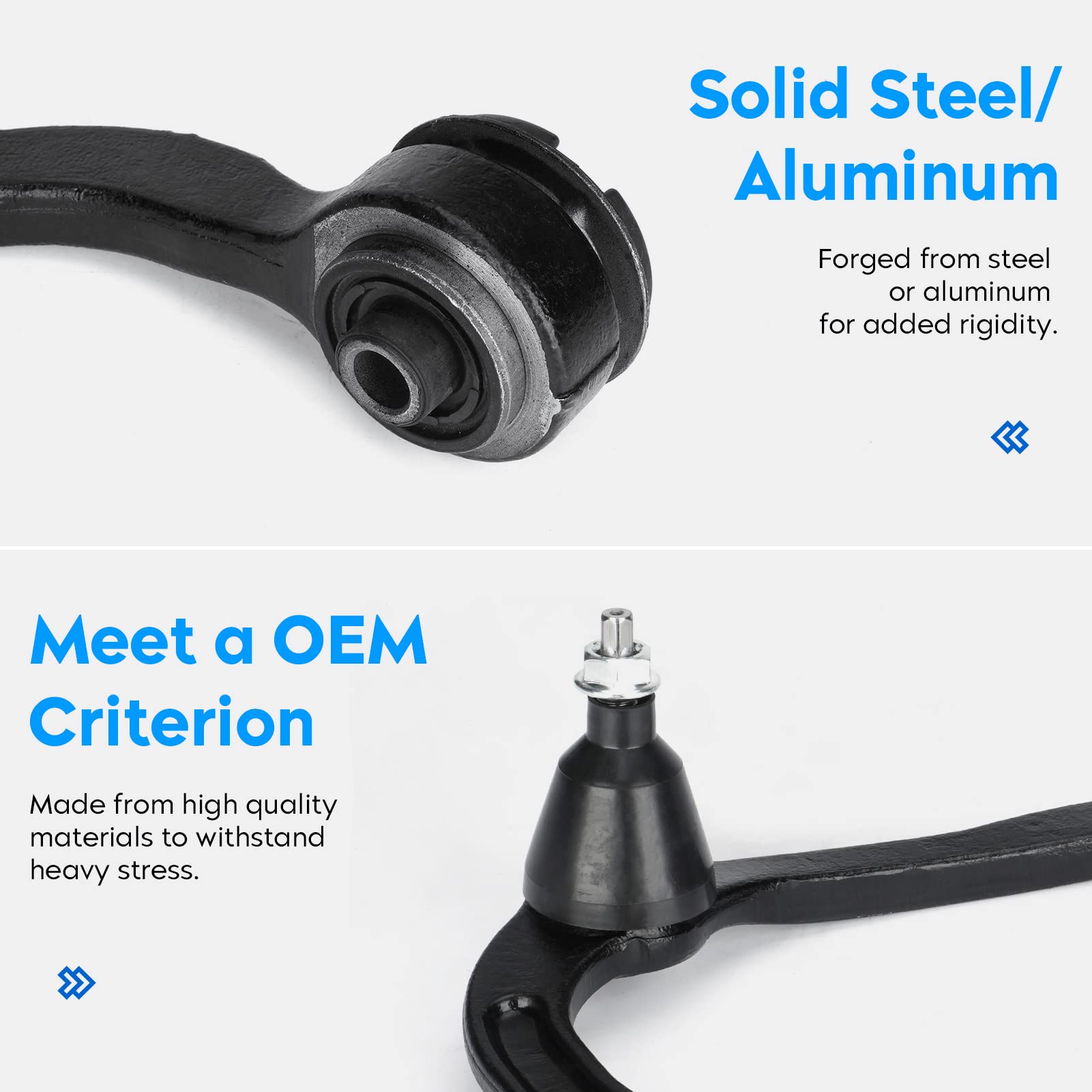 Front Upper Control Arm w/Ball Joint K80306 K80308 for 07-22 Ford ...