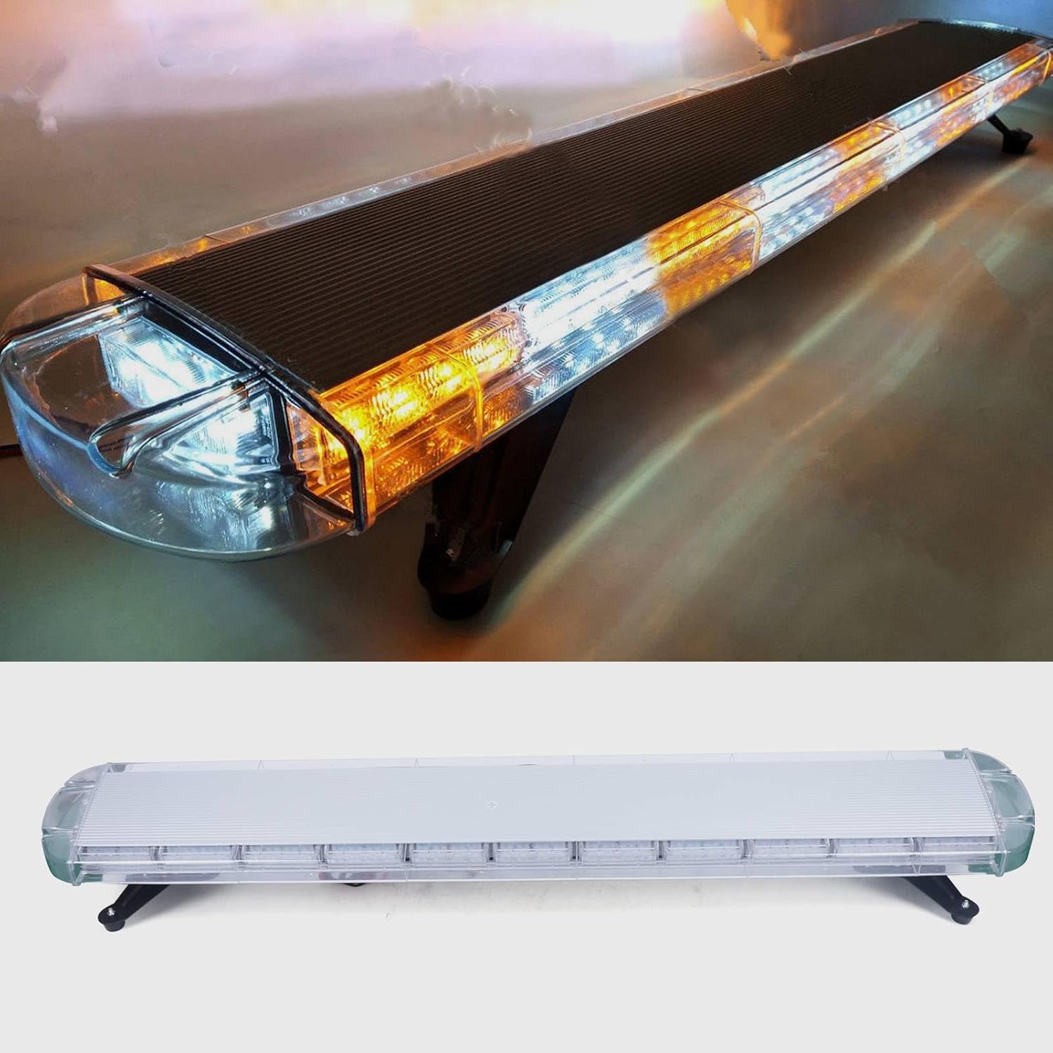 Amazon.com: Safety Flashing 51" 96 LED Strobe Light Bar Double Side ...