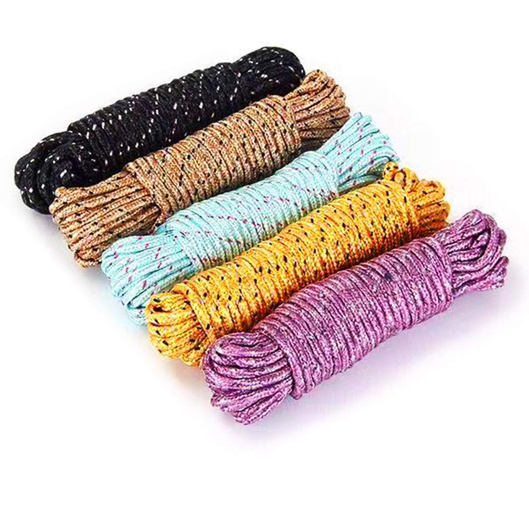 Buy Hxiu 5PCS Nylon Rope All Purpose Rope Multi-functional Nylon Cord ...