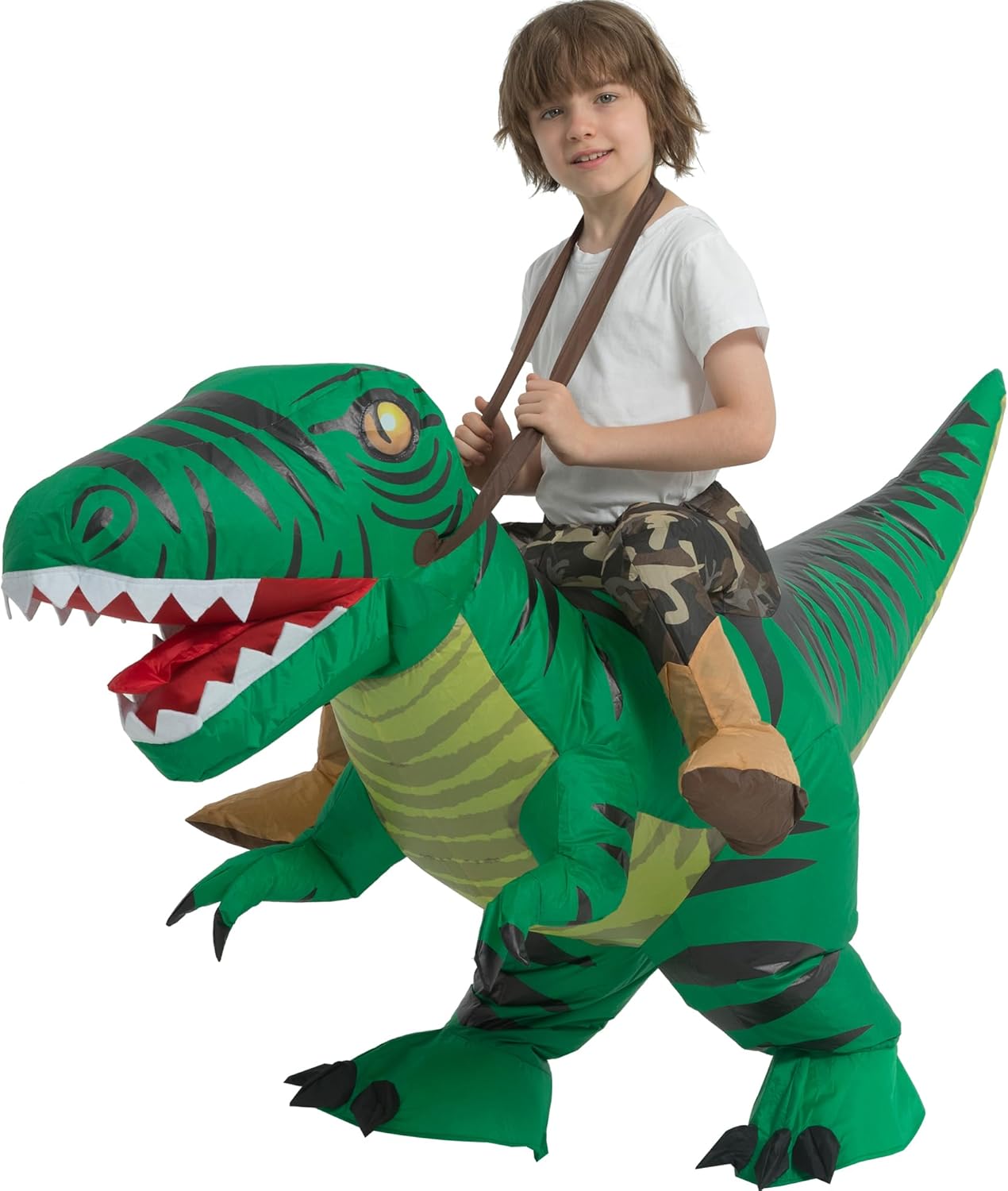 Amazon.com: tasanor Blow Up Raptor Costume,Inflatable Costumes for Kids ...