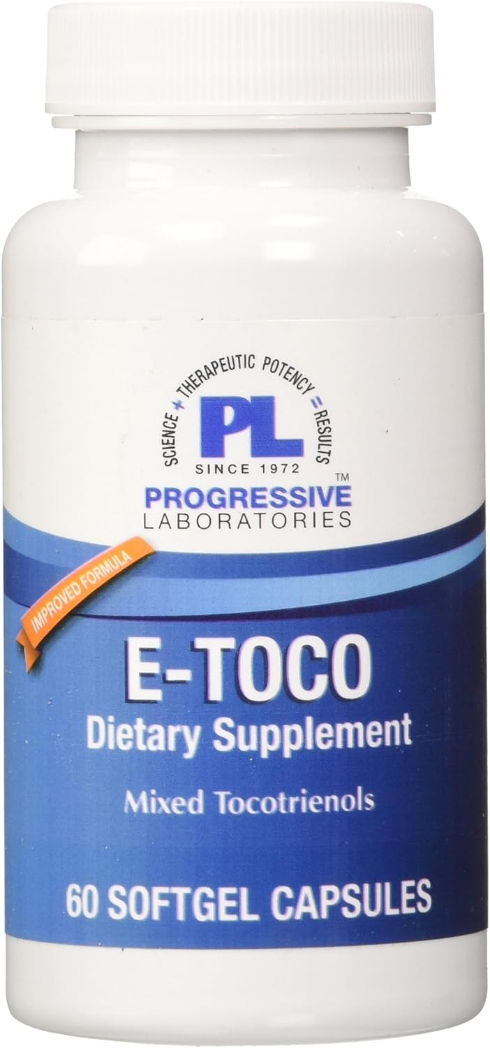 Amazon.com: Progressive Labs E-Toco Supplement, 60 Count : Health ...