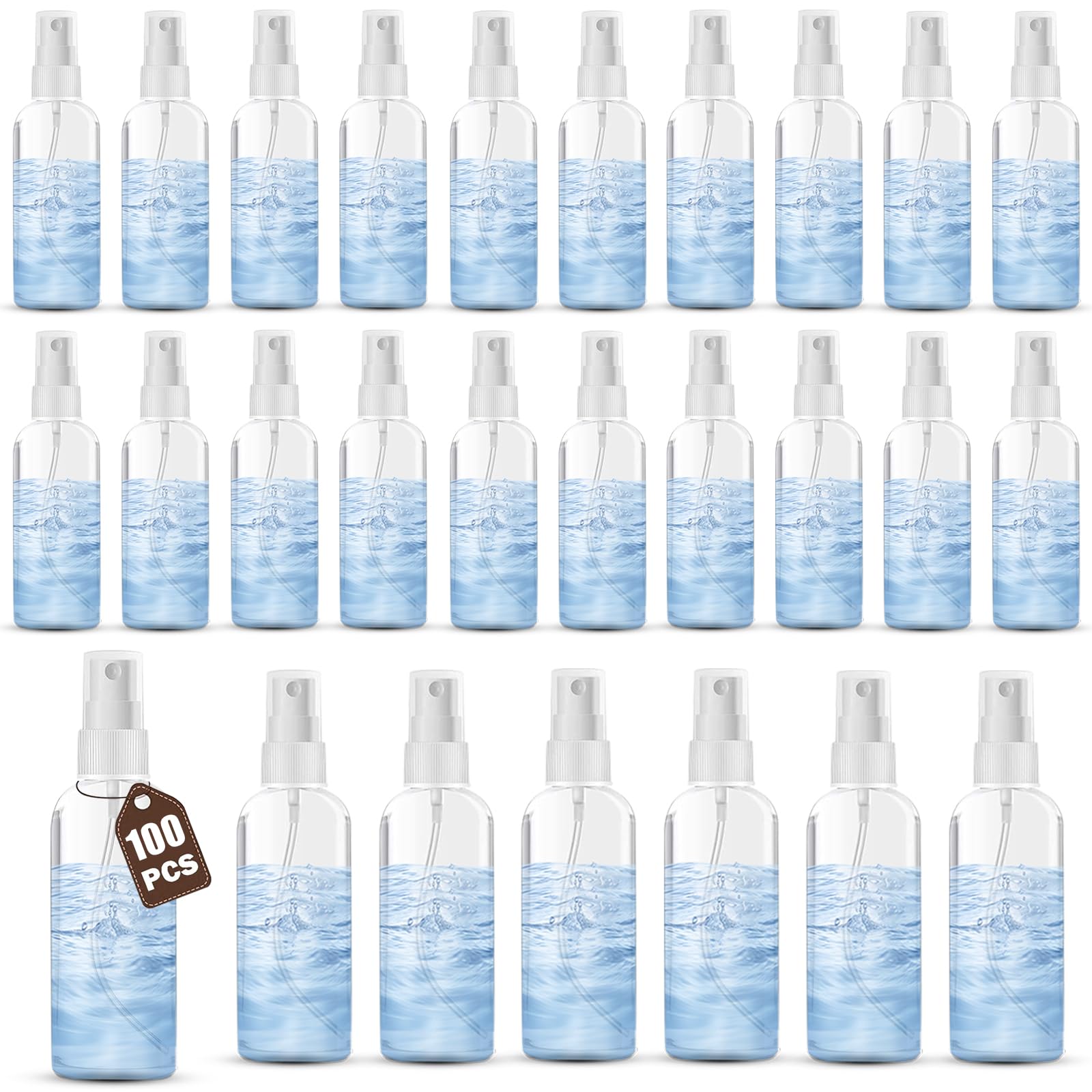 Amazon.com: AODESTINY 100PCS 2oz/60ml Small Spray Bottle, Clear Fine ...