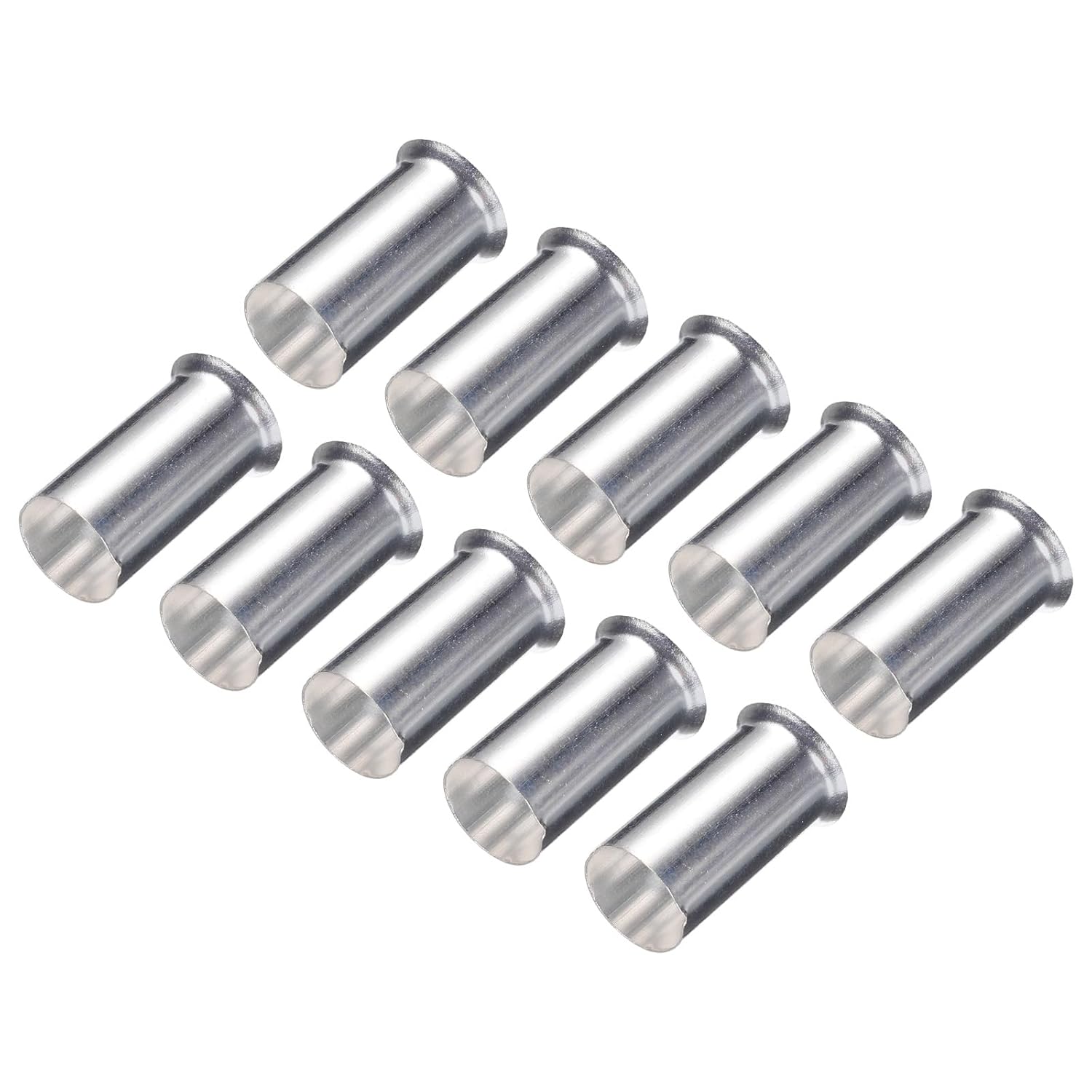 MECCANIXITY 300 Pcs Non Insulated Butt Connectors 6AWG Wire Connector ...