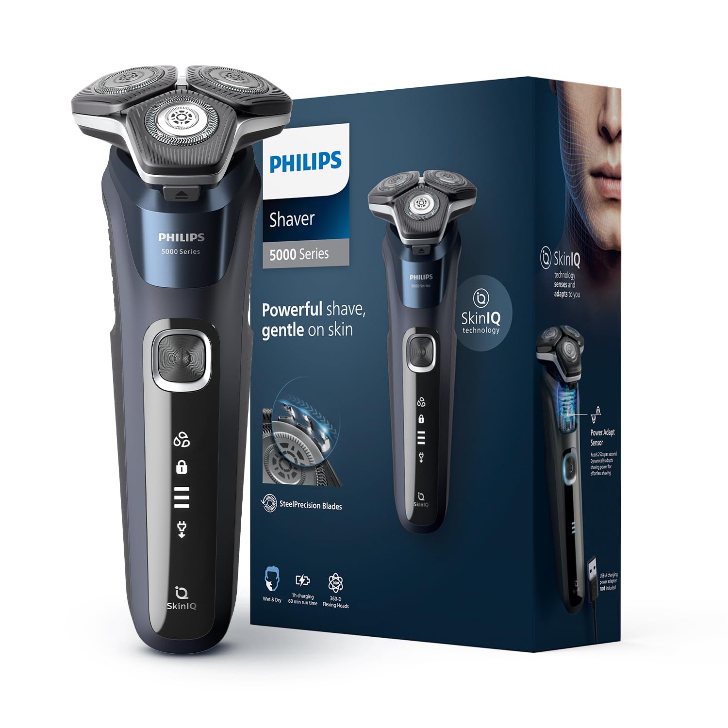 Philips Electric Shaver for men | Wet & Dry | Steel Precision blades ...