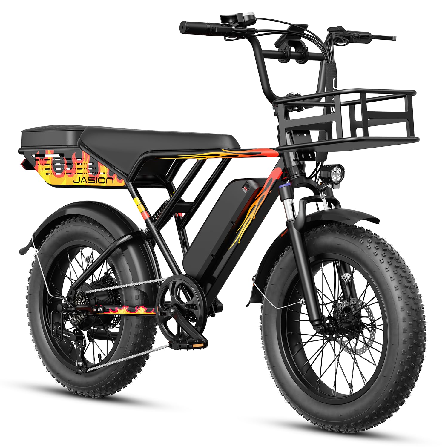 Amazon.com : Jasion RetroVolt Electric Bike for Adults, [1500W Peak ...