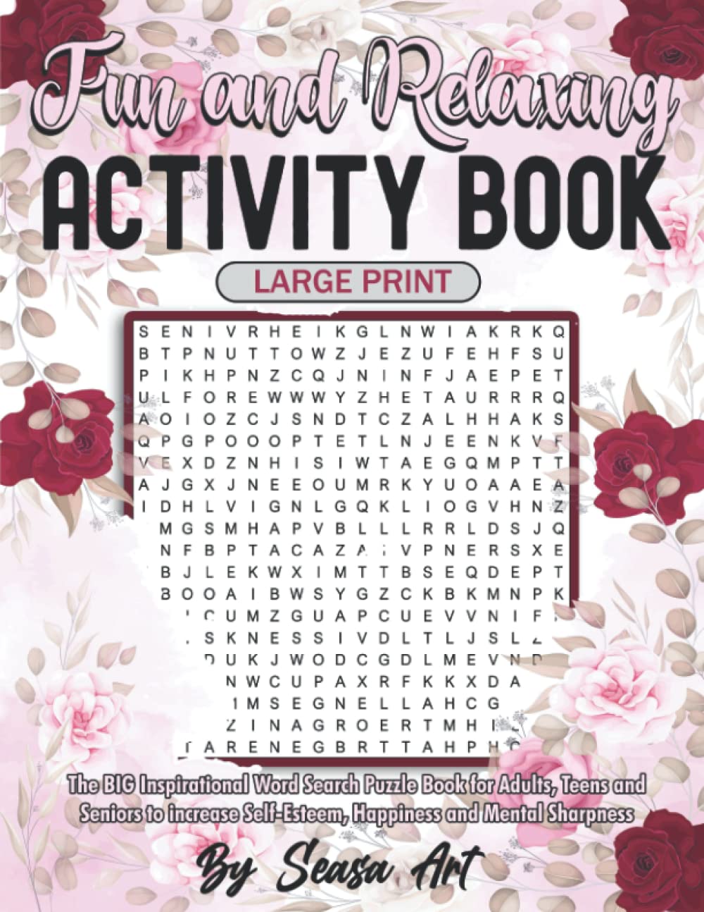 Fun and Relaxing Activity Book: The BIG Inspirational Word Search ...