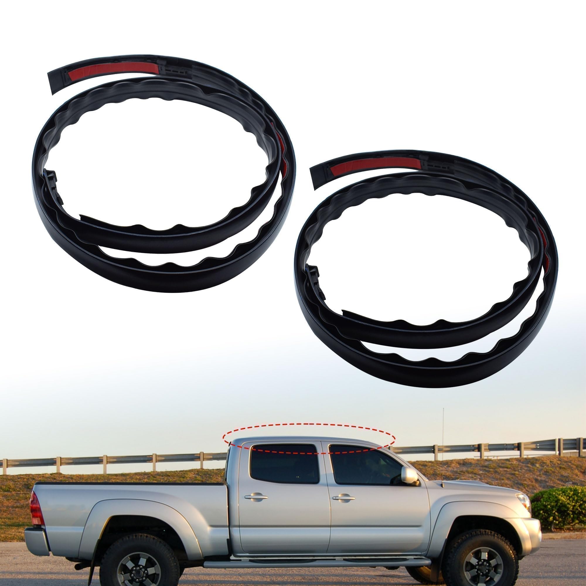 Amazon.com: LoloWheat (2pcs) Left & Right Roof Molding Drip ...