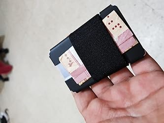 Rugged Material Minimalist Wallet - RFID Blocking Front Pocket Card ...