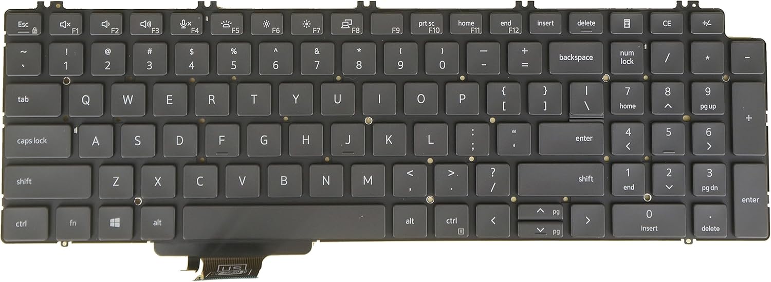 Amazon.com: US English Layout- Laptop Keyboard for Dell Precision 7550 ...