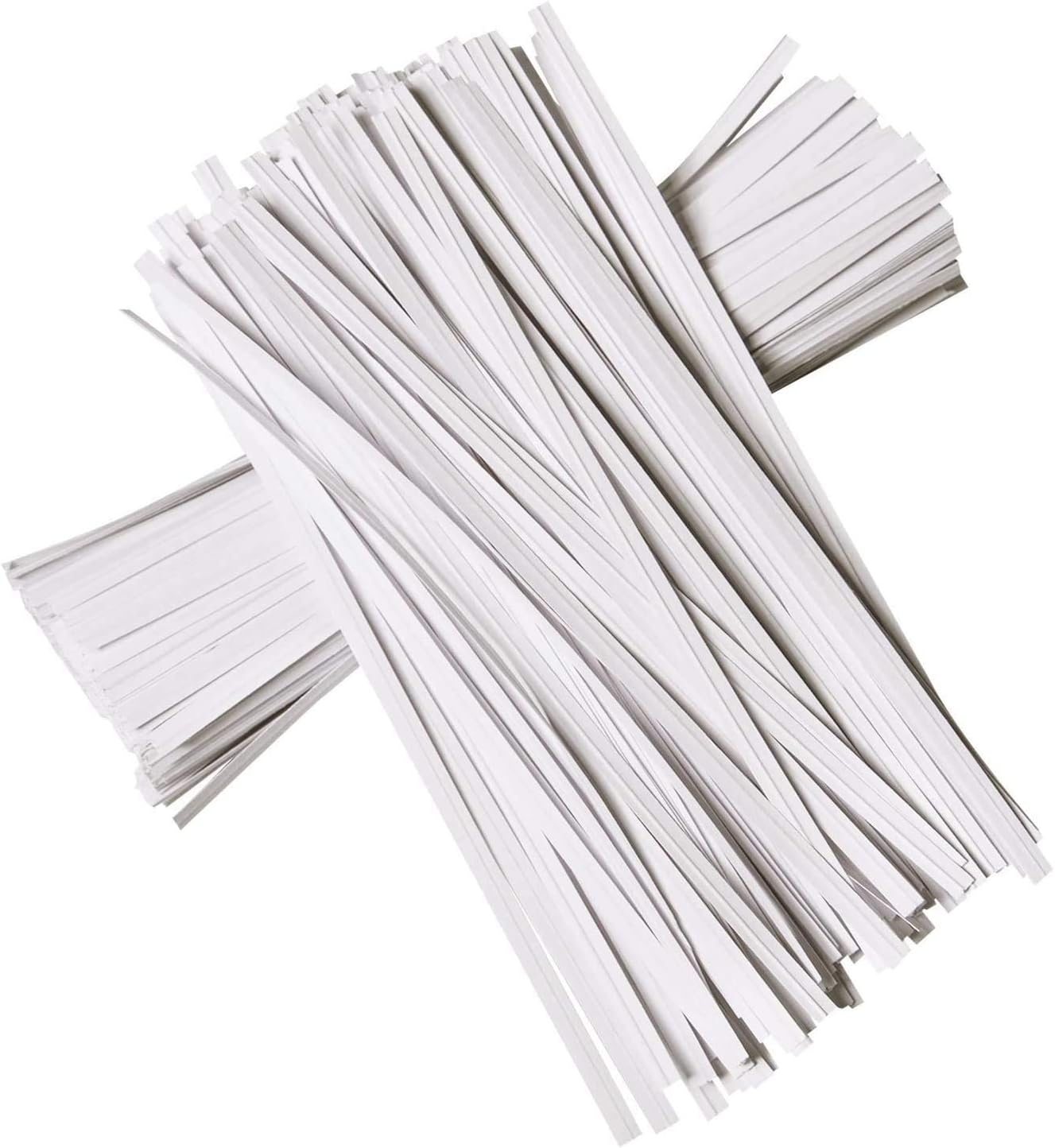 Amazon.com : Tangyinrd 300 Pcs 6 inch White Plastic Twist Ties, Cable ...