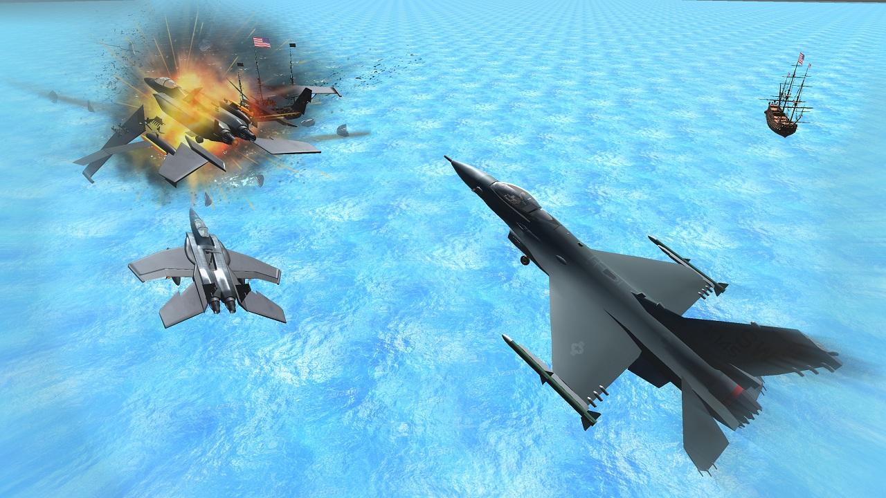 Real Naval Flying Jet War 3D-Amazonアプリストアのアプリ