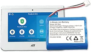 Amazon.com : Battery Replacement for ADT Command Smart Security Panel ...