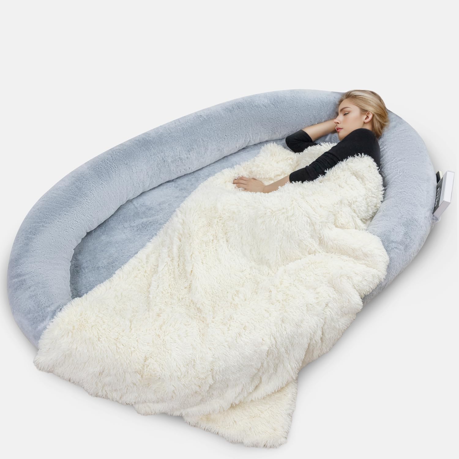 Large Human Dog Bed 71"x 45" x 11.8" Dog Bed Giant Bean Bag for Humans ...