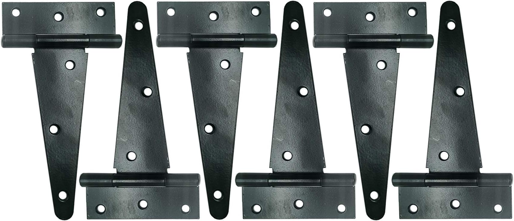 National Hardware N129-155 V286 Extra Heavy T Hinges in Black, 2 pack,6 ...