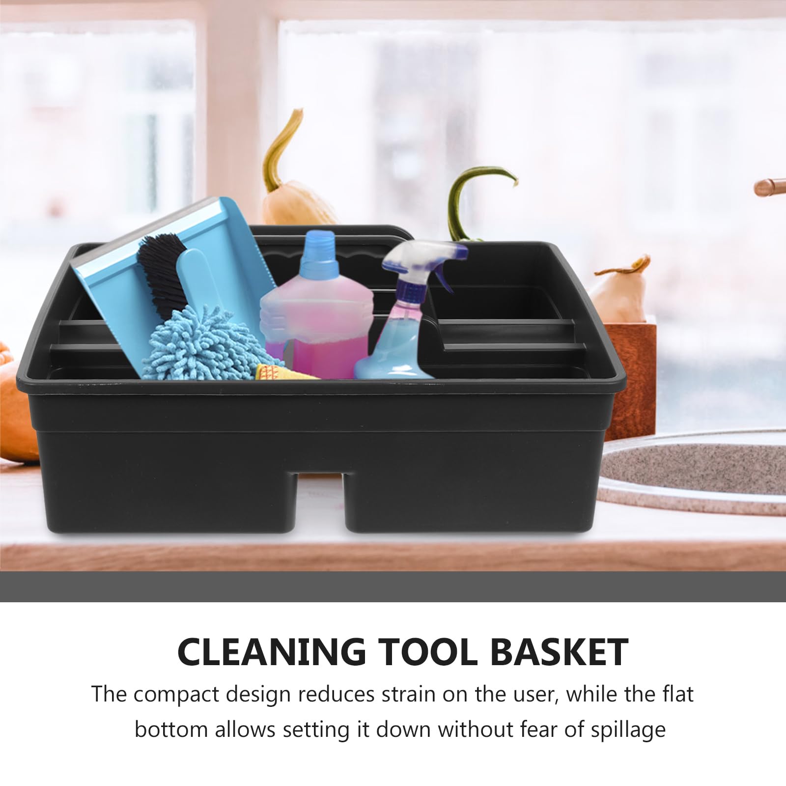 House Cleaning Tool Basket Portable Home Kitchen Hanging Drain Bag