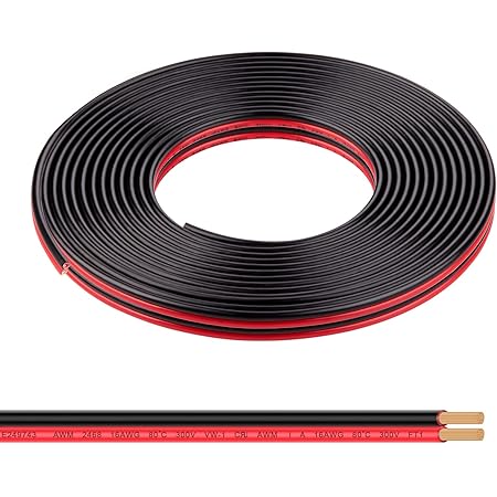 16 awg Silicone Electrical Wire 2 Conductor Parallel Wire line 60ft ...