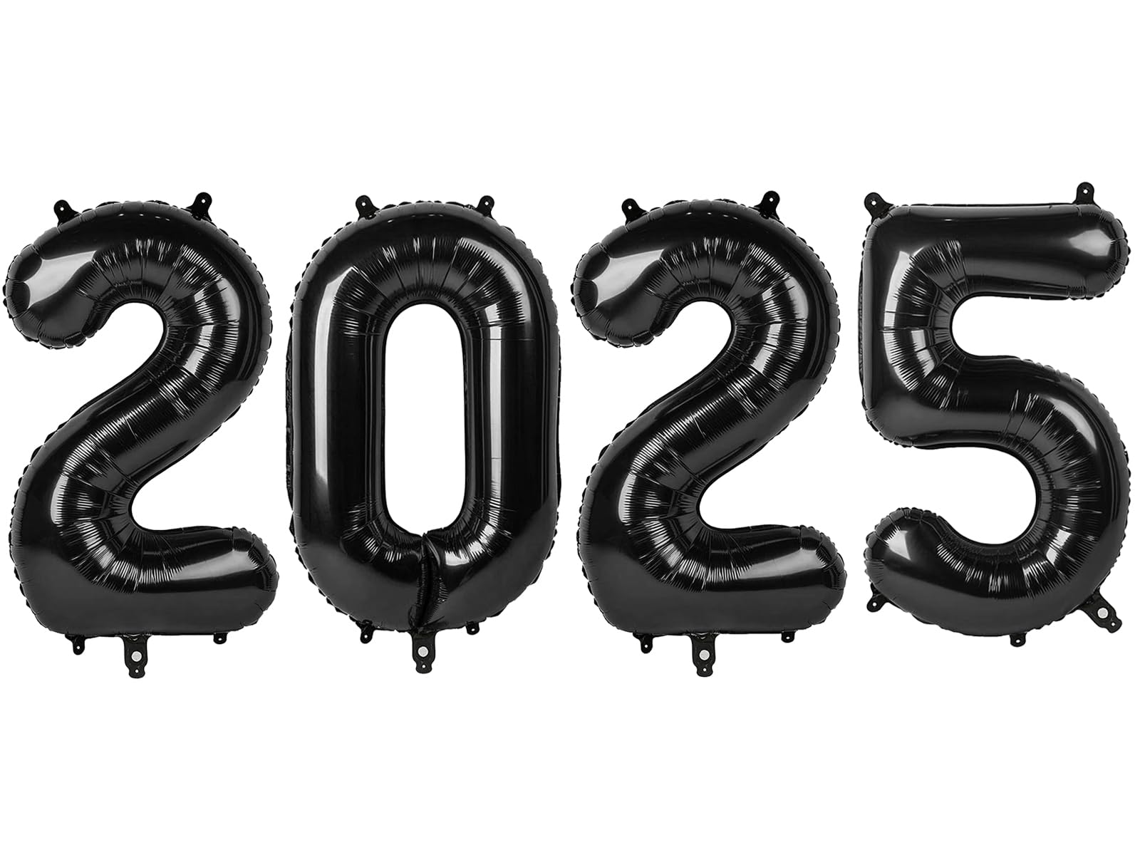 Snapklik.com : 2025 Balloon Numbers - 40 Inch Black 2025 Party ...