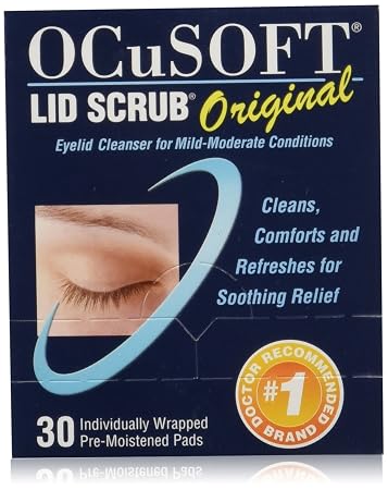 Amazon.com : Ocusoft Lid Scrub, Pre-Moistened Pads, Original Formula ...