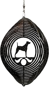 Jack Russell Circle Black Wind Spinner : Amazon.ca: Patio, Lawn & Garden