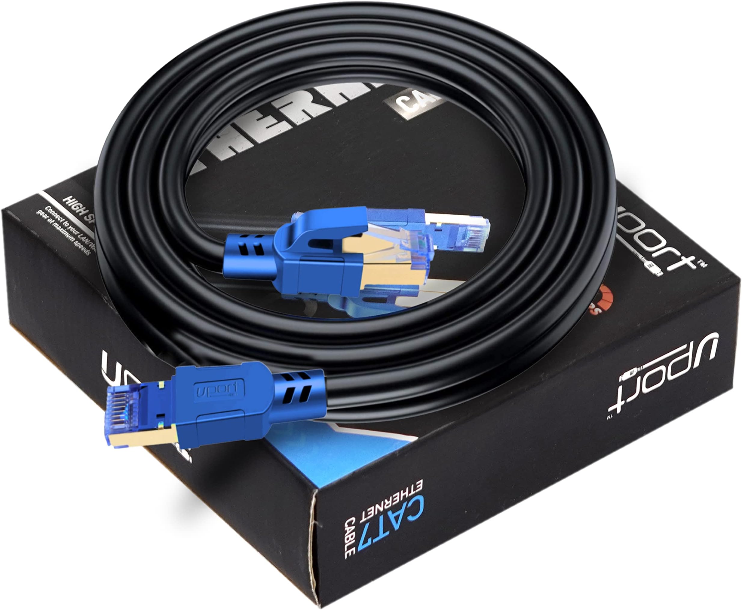 UPORT 5 M CAT 7 Ethernet Cable,High Speed 10 Gbps Gigabit Cat7 LAN ...