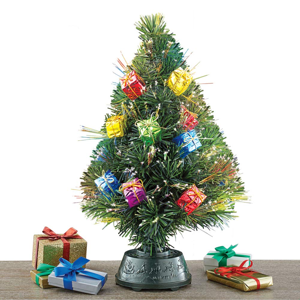 Revolving Fiber Optic Christmas Tree Rotating Clearance Fiber Optic