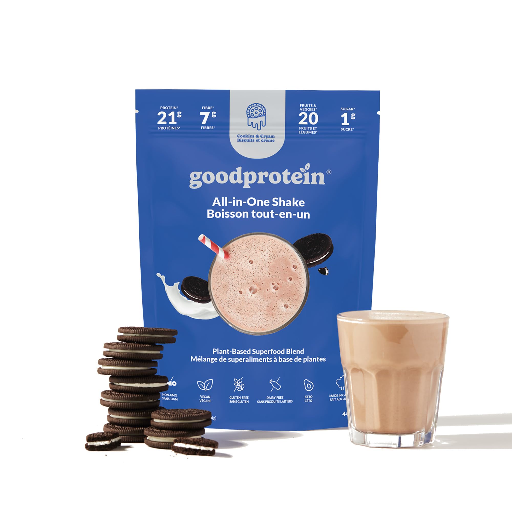 Good Protein Vegan Plant-based Protein Powder 100% Natural, Non-GMO ...
