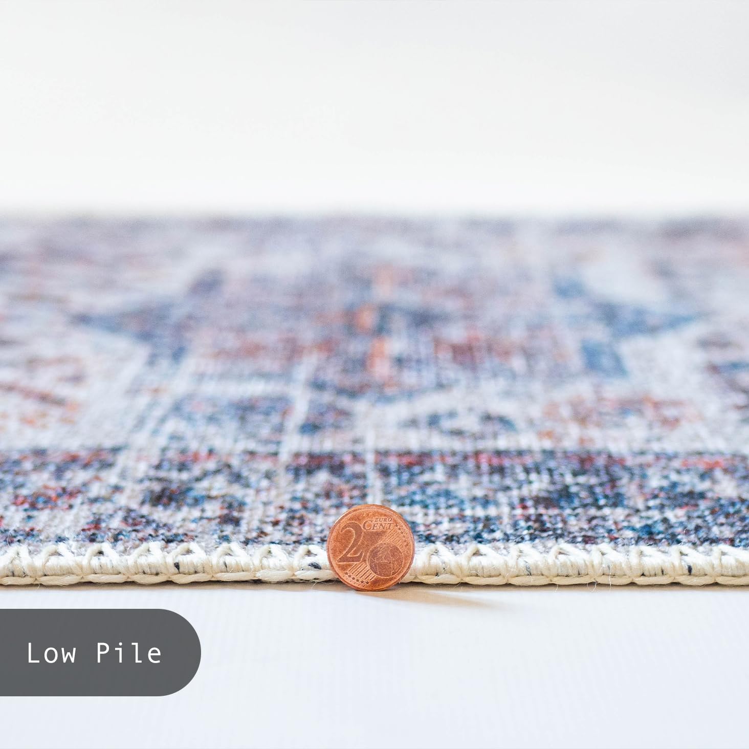 Bellini Rugs Machine Washable Rug with Non Slip Backing, Living Room ...