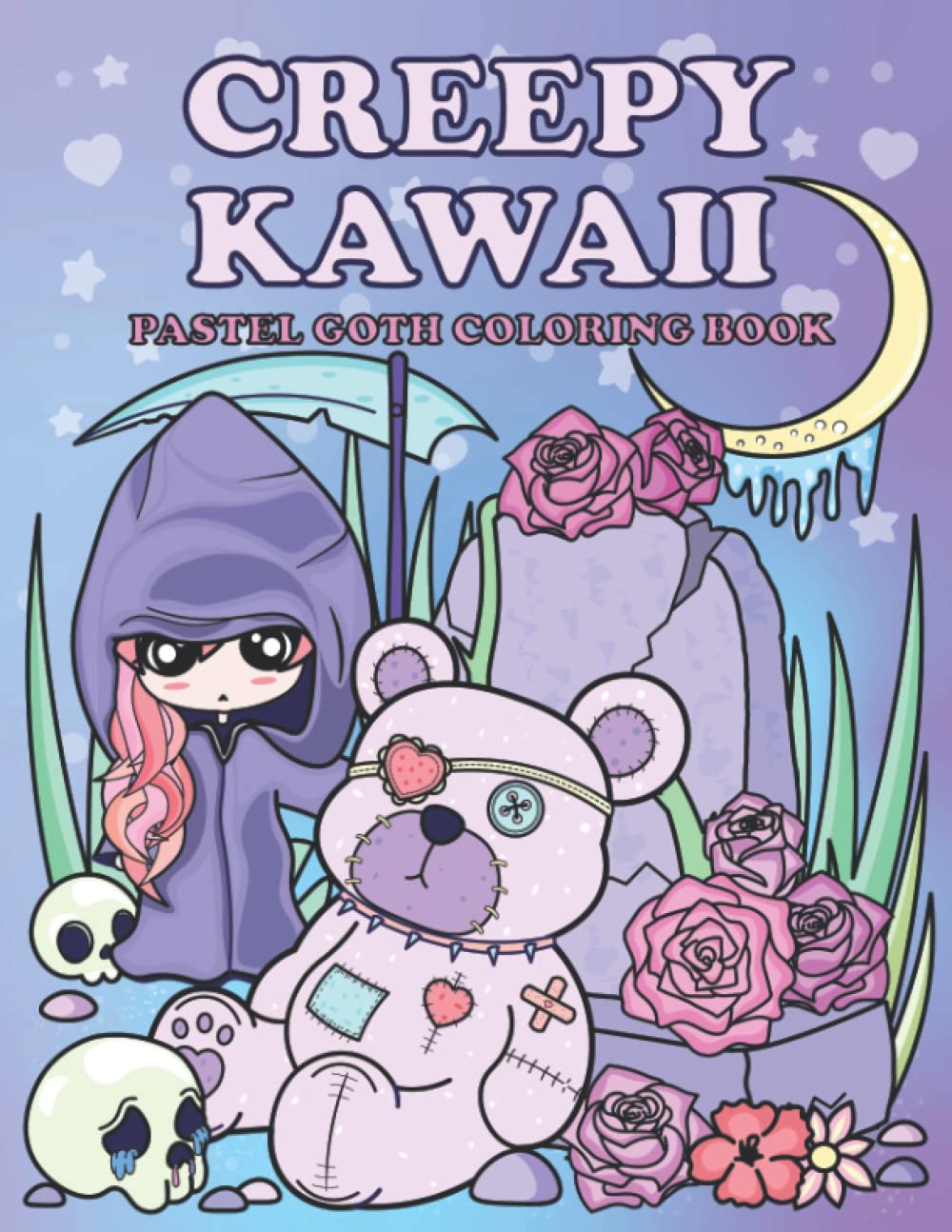 Buy Creepy Kawaii Pastel Goth Coloring Book: Cute and Spooky Coloring ...