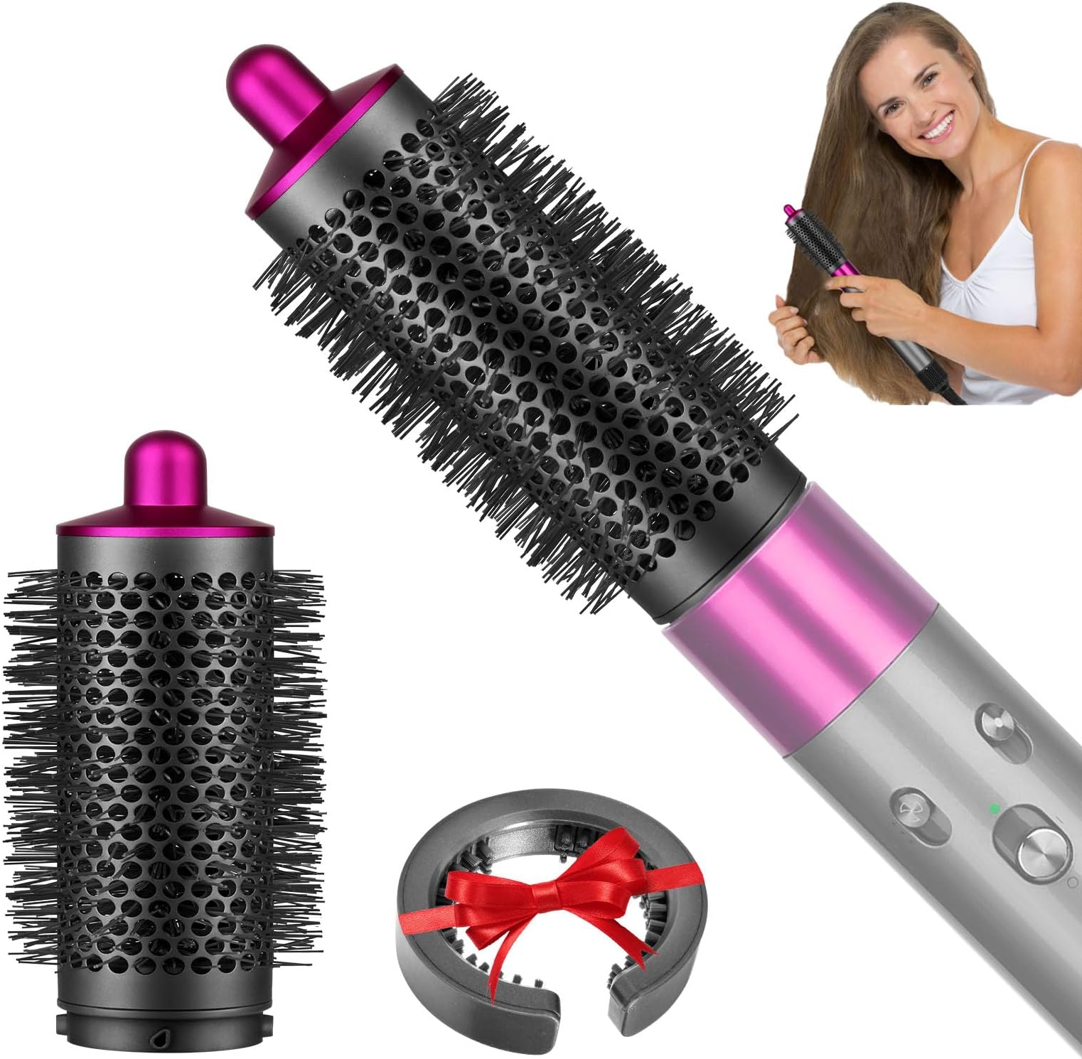 Amazon.com : AFDD Round Volumizing Brush for Dyson Airwrap, Fine Limp ...