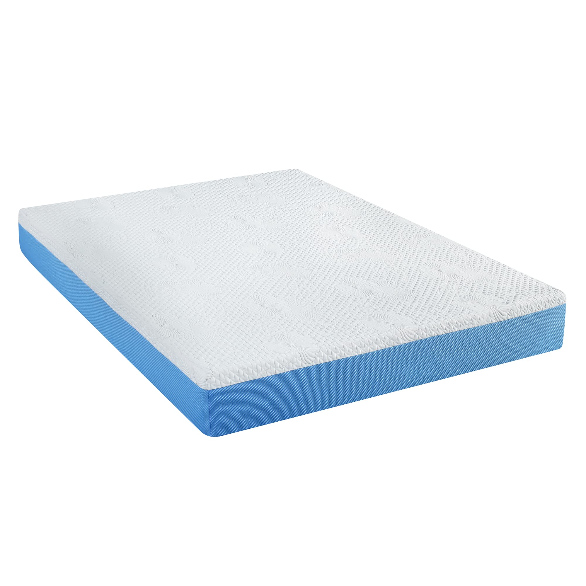 Olee Sleep 10 Inch Ventilated Gel Infused Memory Foam Mattress ...