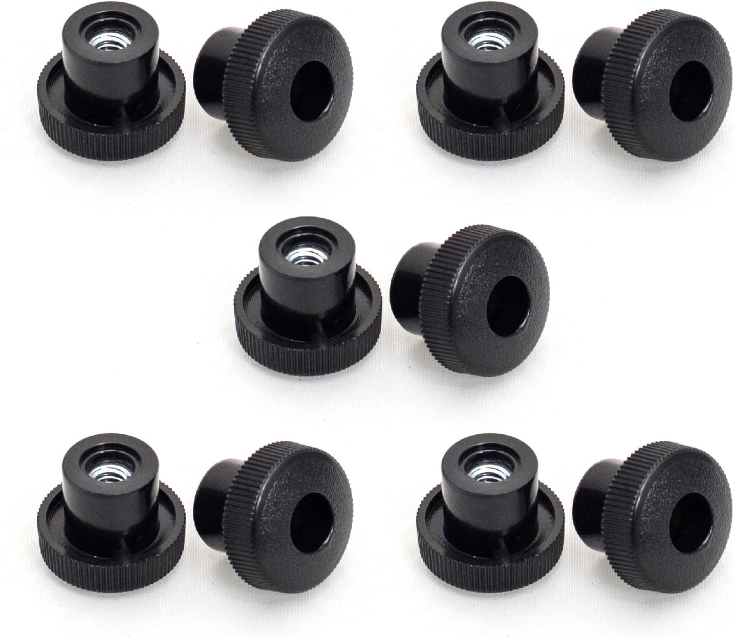 Amazon.com: POWERTEC 5/16"-18 Round Knobs 10PK, Clamping Knobs with ...