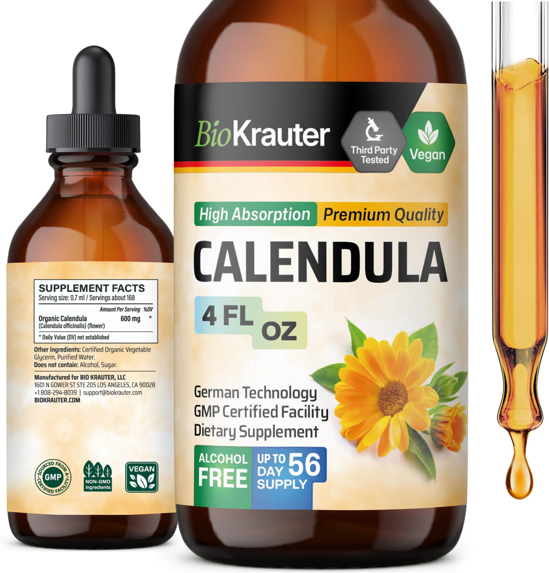 Amazon.com: Naturalma Pot Marigold (Calendula officinalis) Flower ...