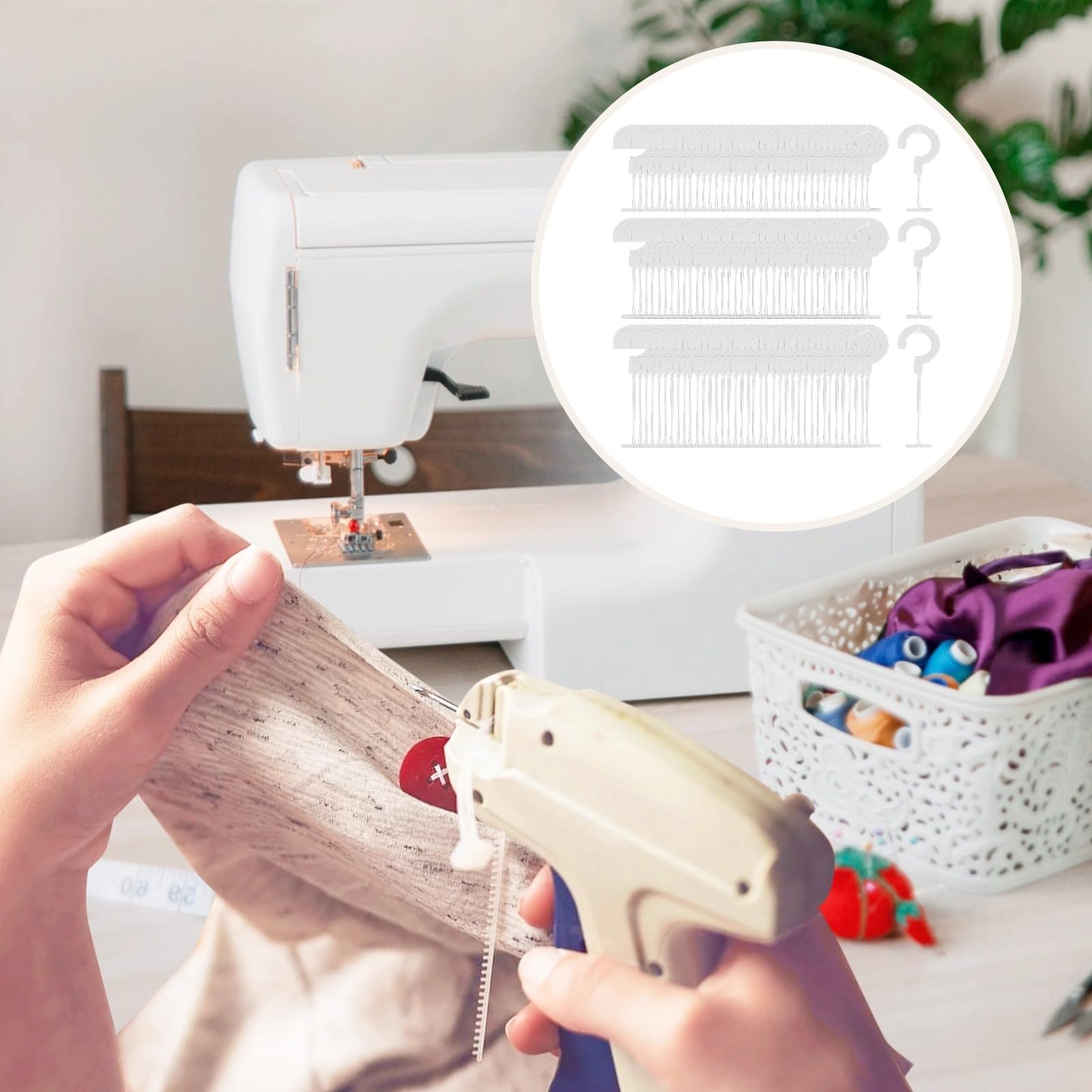 Snapklik.com : 3000 PCS Plastic J-Hook Fasteners Set, 3 Sizes 1 Inch 1. ...