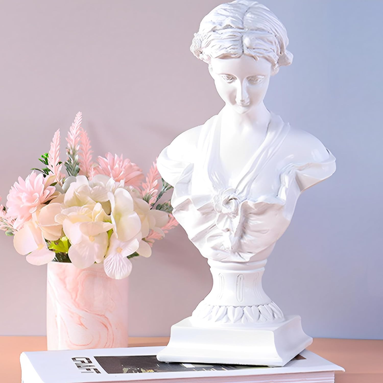 Amazon.com: TIPGOUP Goddess Statue of Greek Venus Bust 8.6",Home Decor ...