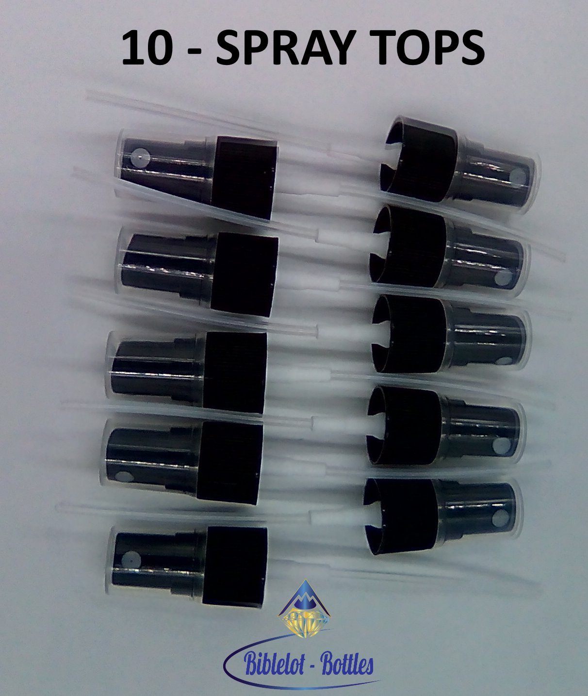 5ml Atomizer Plastic Spray Top Essential Oil 10 ct Aromatherapy for The ...