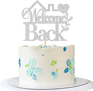RoadSea Welcome Back Cake Topper - Welcome Home Cake Topper - New House ...