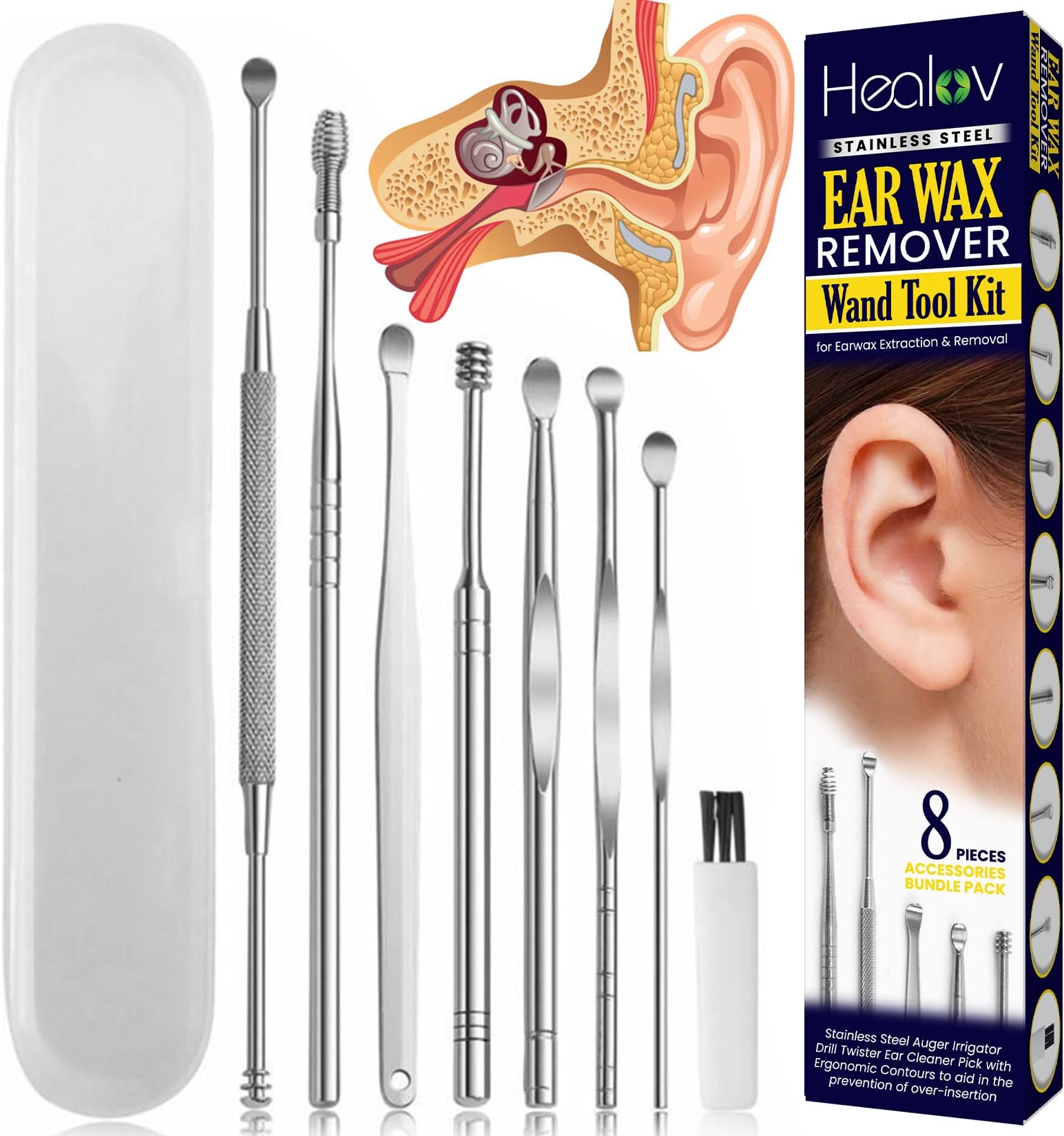 Amazon.com: Ear Wax Removal Tool Camera, Visual Earwax Remover Kit with ...