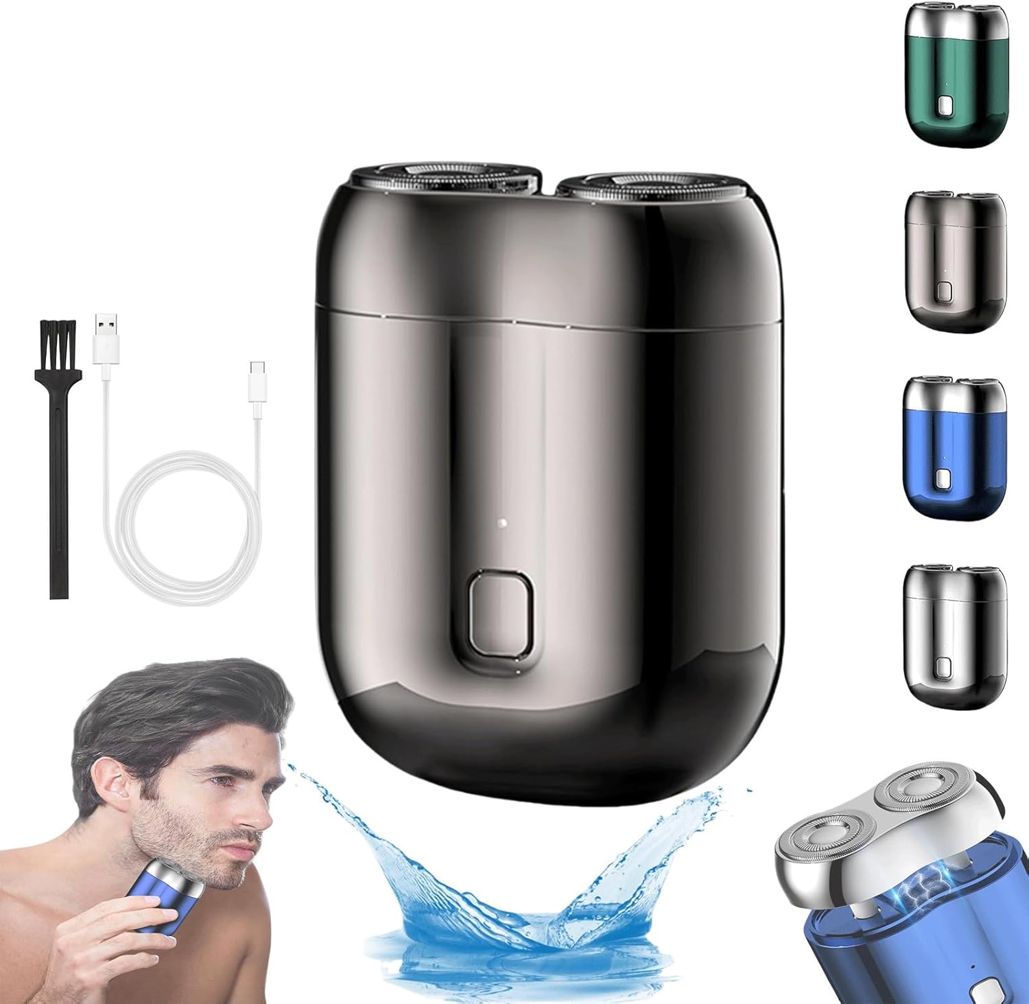 Amazon.com: 2024 New Upgrade Pocket Shaver,USB Mini Shavers for Men ...