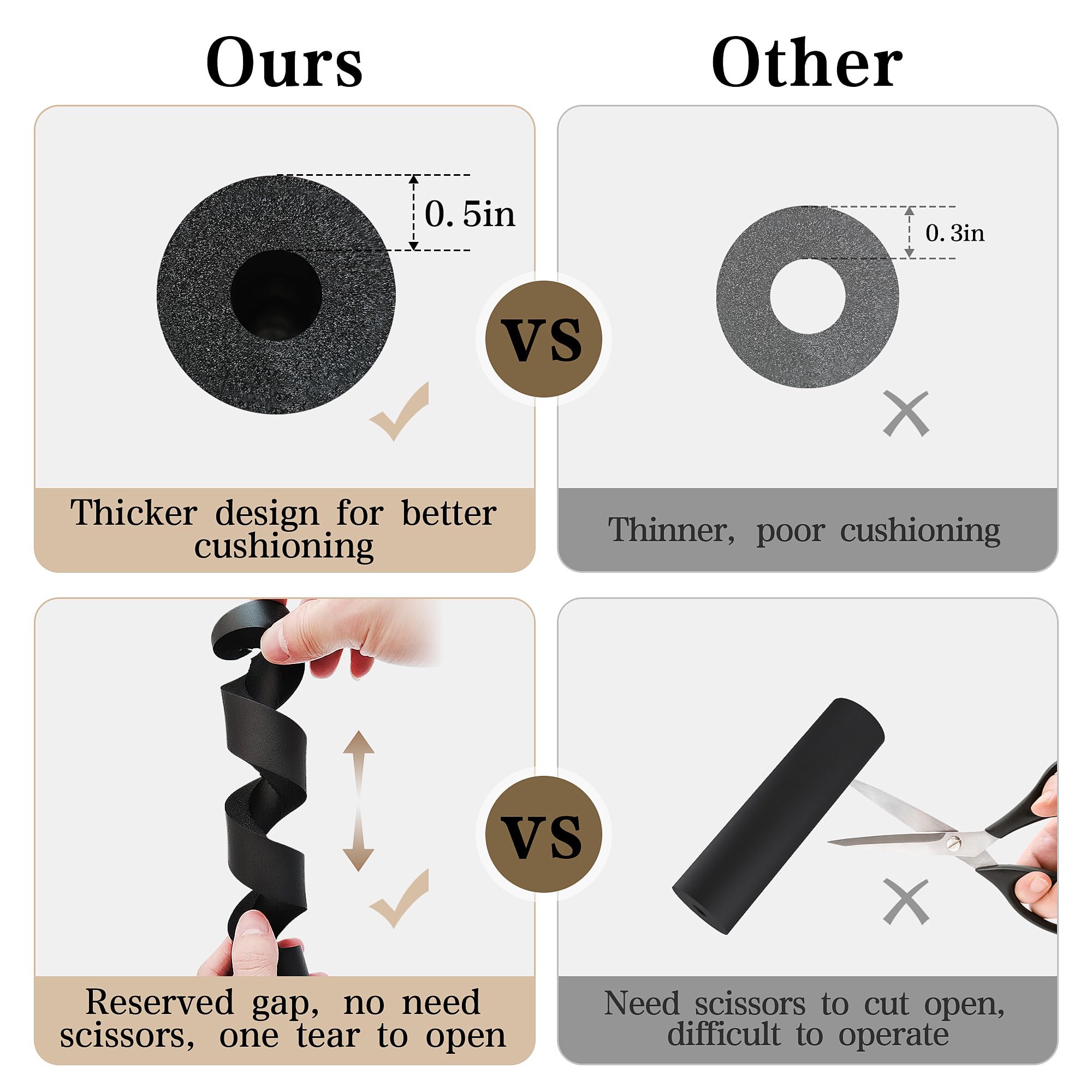 Snapklik.com : YUEYIN 8 Pcs Adjustable Bed Frame Toe Protectors, Bed ...