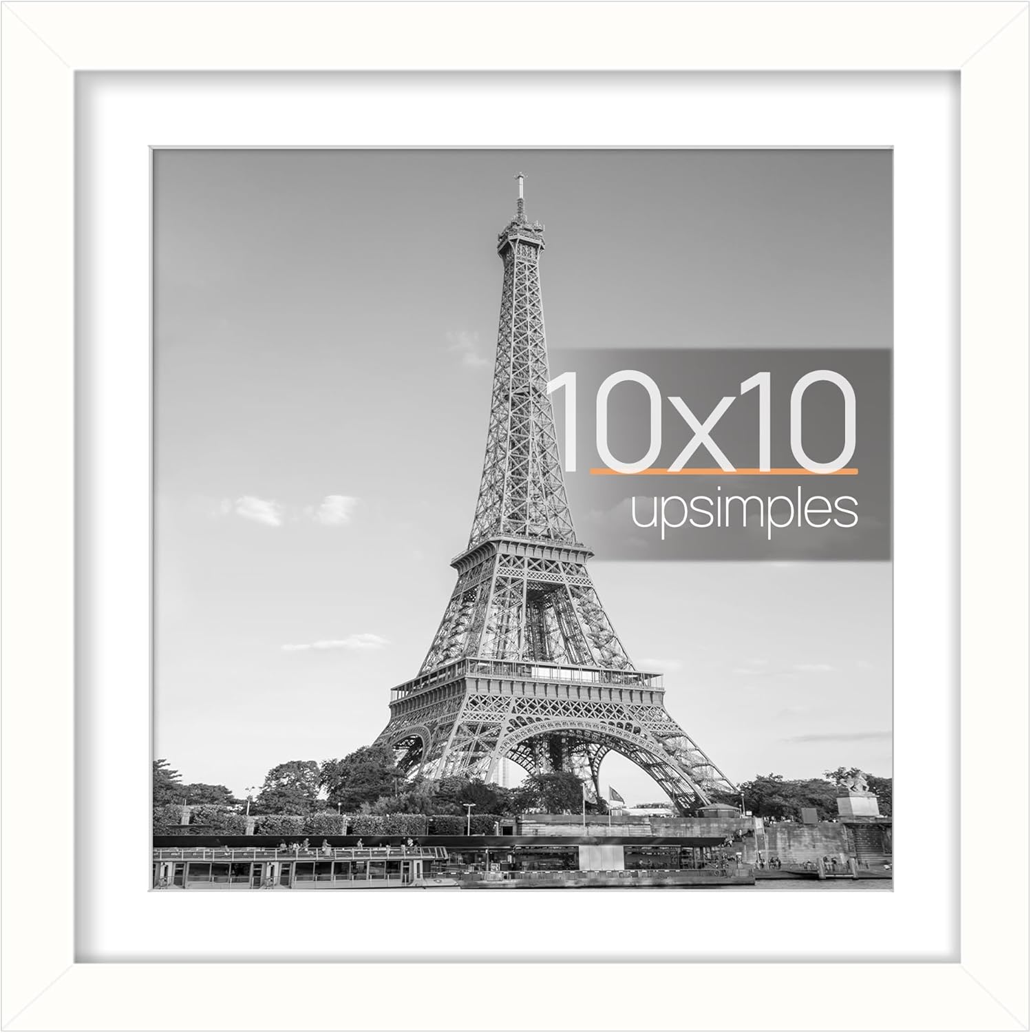Amazon.com - upsimples 10x10 Picture Frame, Display Pictures 8x8 with ...